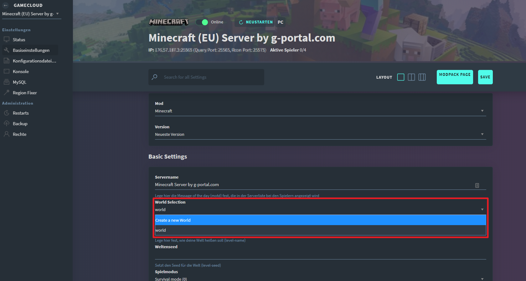 Good minecraft server names generator